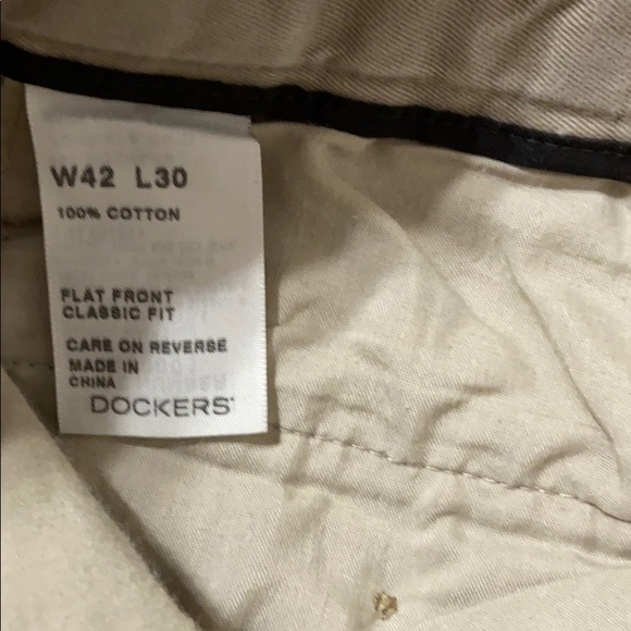 Dockers | Pants | Mens Dockers 42x3 Khaki Pants | Poshmark